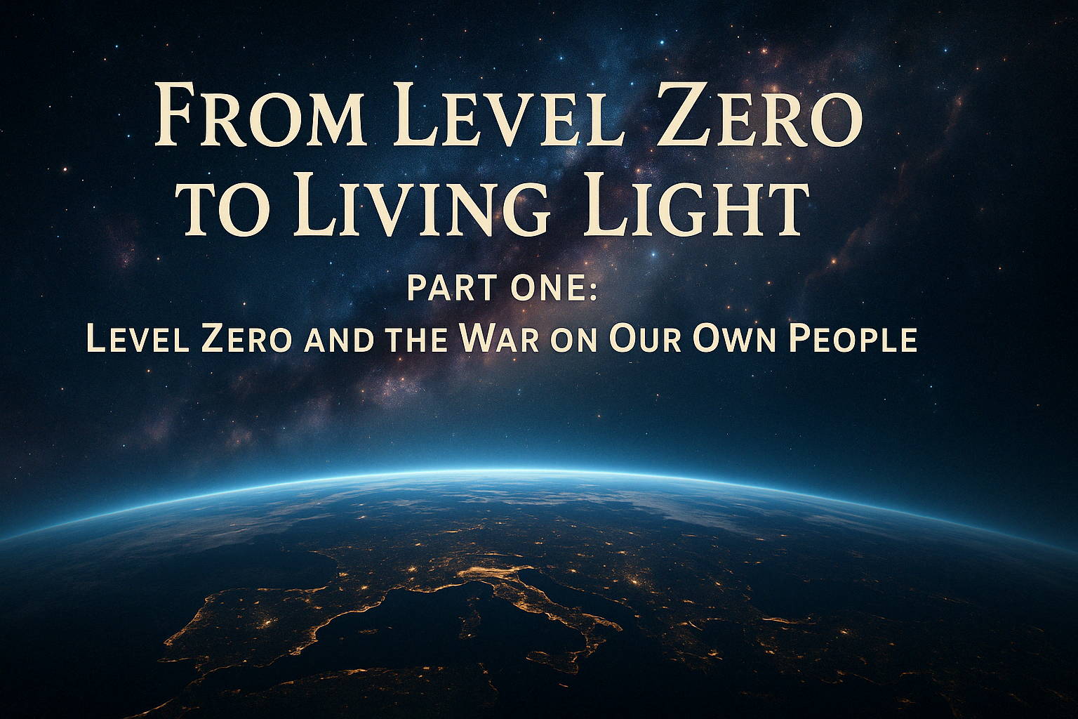 Level Zero and the War on Our Own People – Dragon at the End of Time
