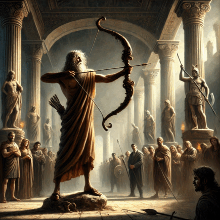 ITHACA’S KING ODYSSEUS (after killing the Trojans) RETURNED, after 10 ...