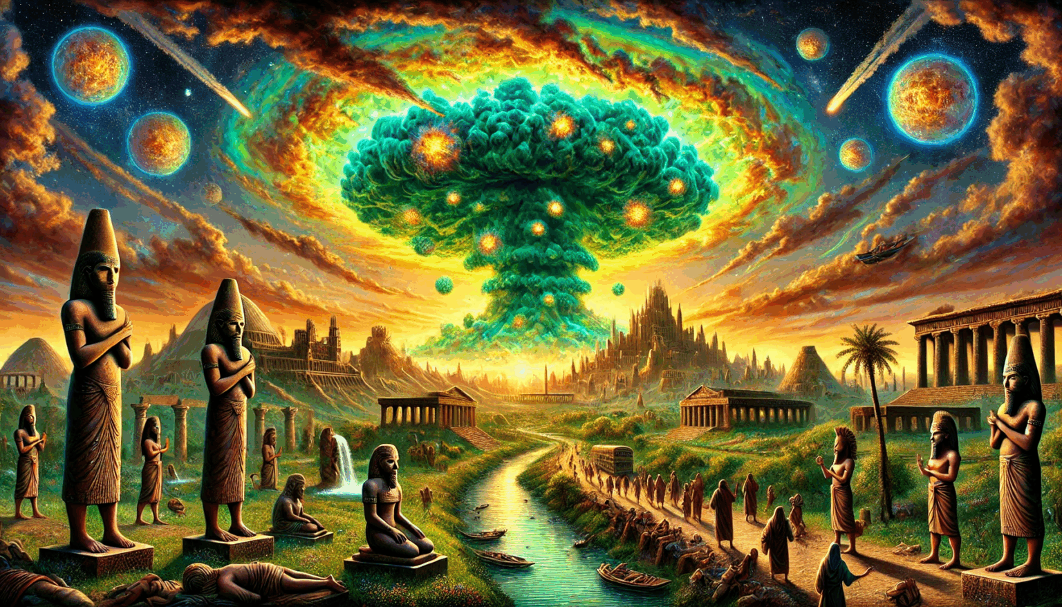 NUCLEAR SHADOWS: WHEN ENLIL’S BOMBS TURNED EARTH TO ASH—AND LEFT MARDUK ...