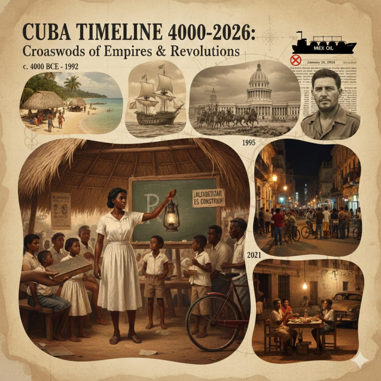 CUBA TIMELINE 4000-2025: Island at the Crossroads of Empires ...